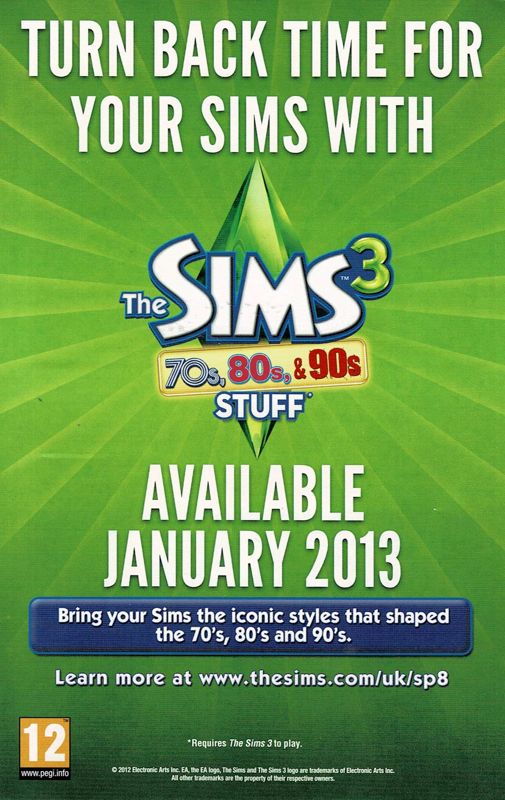 The Sims 3: Seasons cover or packaging material - MobyGames