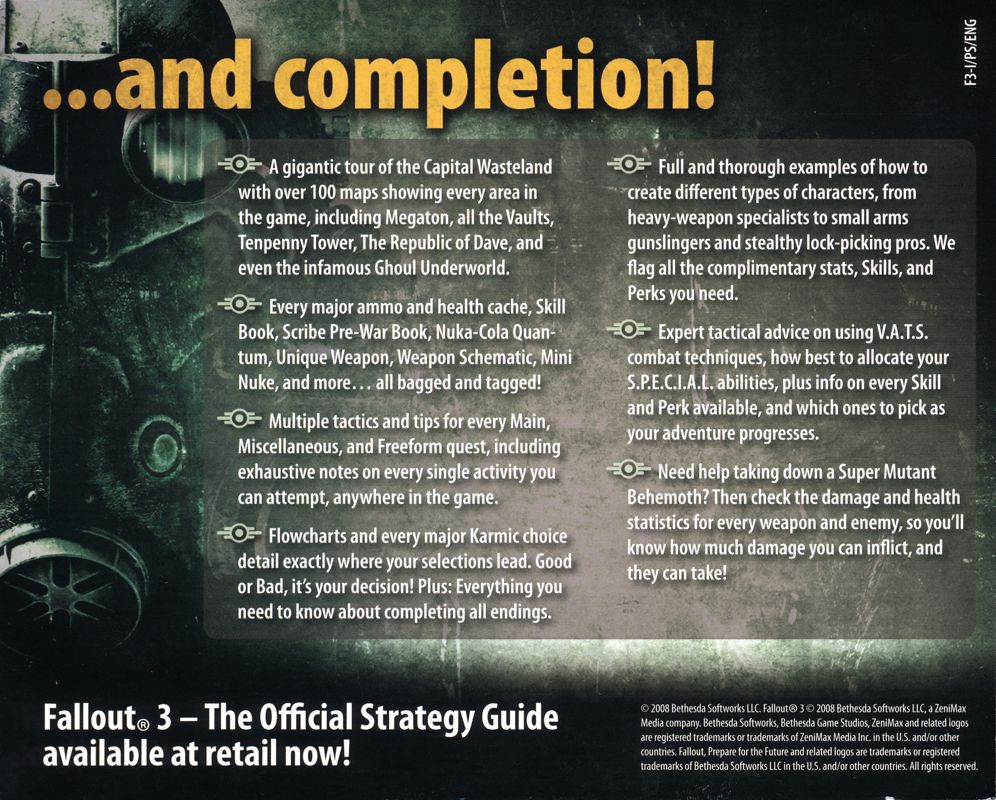 Fallout 3 cover or packaging material - MobyGames