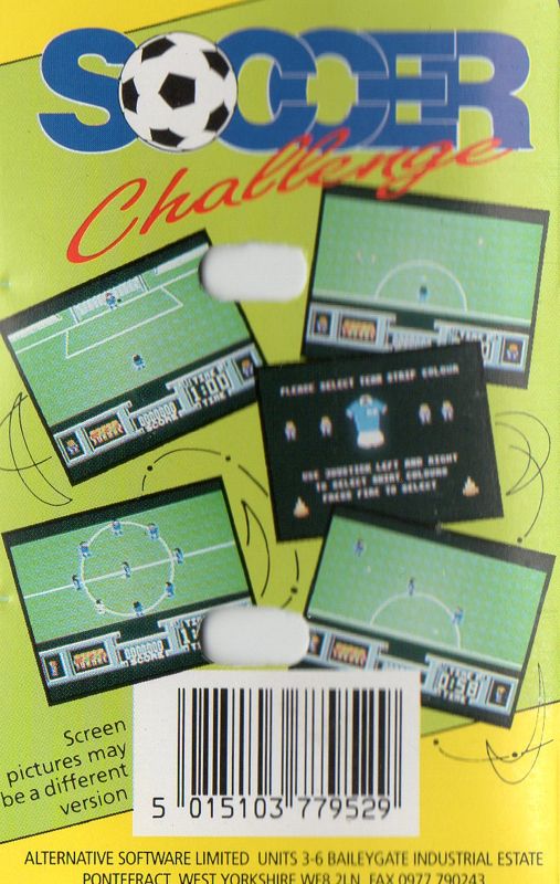 Soccer Challenge cover or packaging material - MobyGames