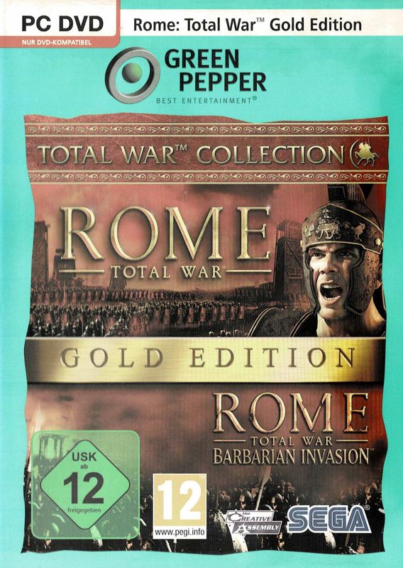 Rome: Total War - Gold Edition cover or packaging material - MobyGames