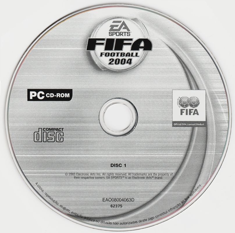 FIFA Soccer 2004 cover or packaging material - MobyGames