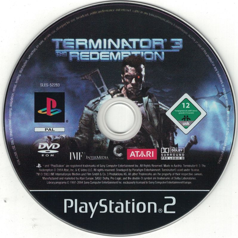 Terminator 3: The Redemption cover or packaging material - MobyGames