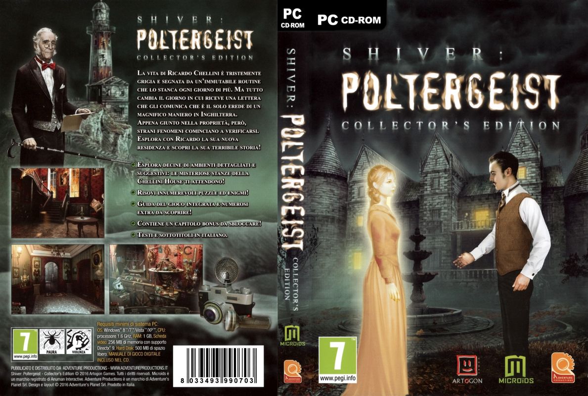 Shiver: Poltergeist (Collector's Edition) cover or packaging material ...