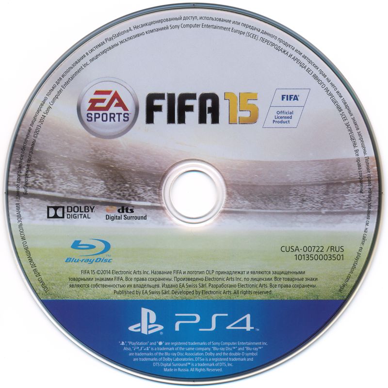 FIFA 15 cover or packaging material - MobyGames