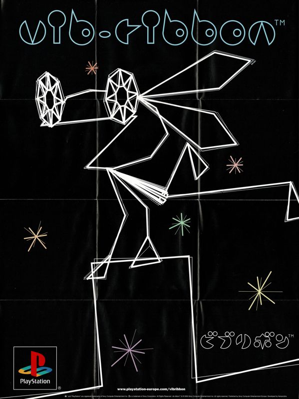 Vib-Ribbon cover or packaging material - MobyGames