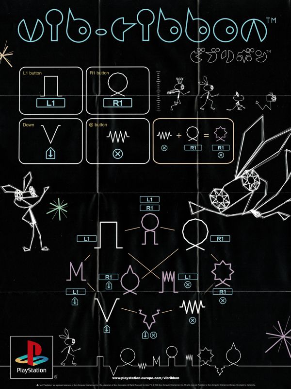 Vib-Ribbon cover or packaging material - MobyGames