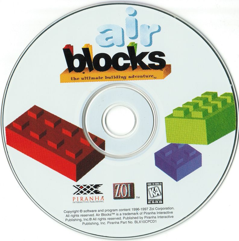 Air Blocks cover or packaging material - MobyGames