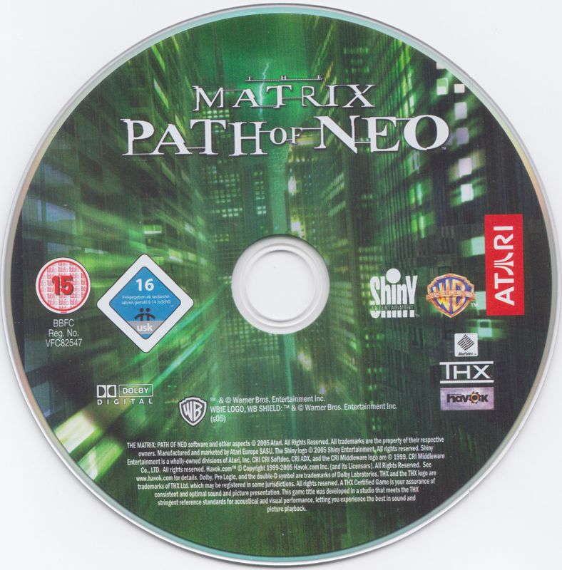 The Matrix: Path of Neo cover or packaging material - MobyGames