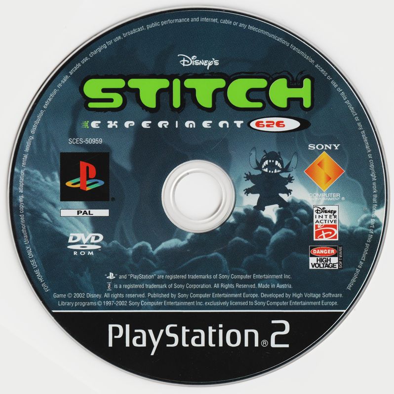 Disney's Stitch: Experiment 626 cover or packaging material - MobyGames
