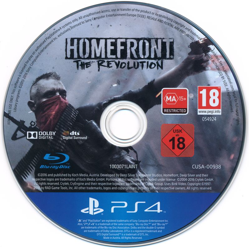 Homefront: The Revolution - Revolutionary Spirit DLC Bundle cover or ...