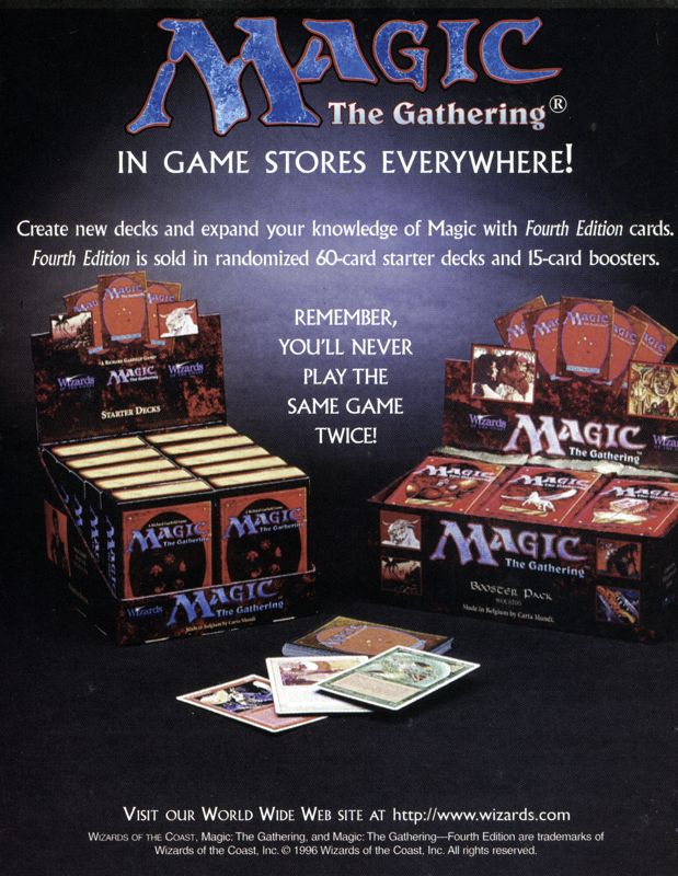 Magic: The Gathering cover or packaging material - MobyGames