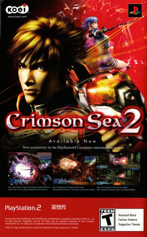 Samurai Warriors cover or packaging material - MobyGames