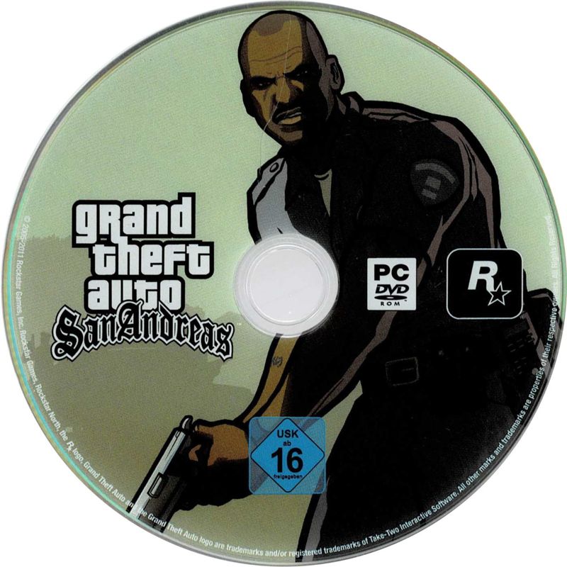 Grand Theft Auto: San Andreas cover or packaging material - MobyGames