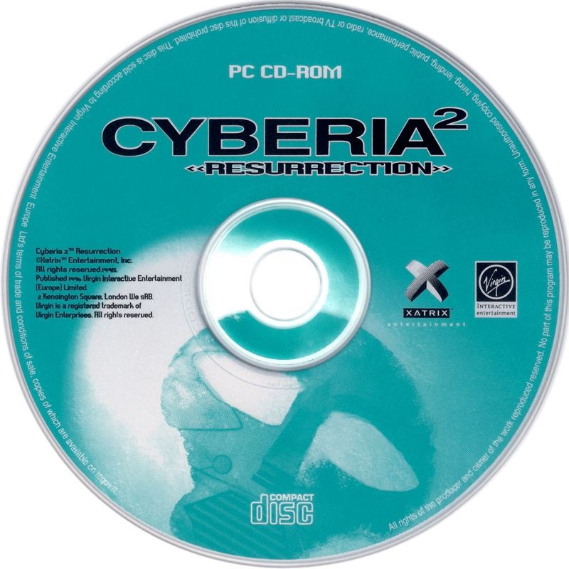 Cyberia 2: Resurrection cover or packaging material - MobyGames