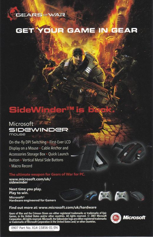 Gears of War cover or packaging material - MobyGames