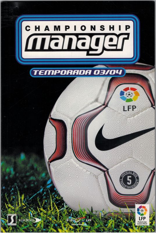 Championship Manager: Season 03/04 cover or packaging material - MobyGames