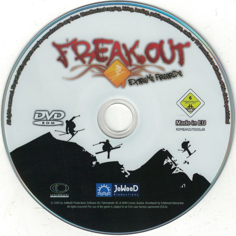 Freak Out: Extreme Freeride cover or packaging material - MobyGames