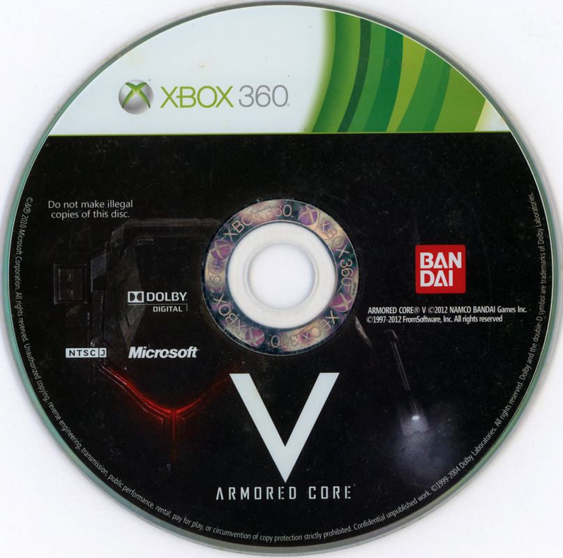 Armored Core V cover or packaging material - MobyGames