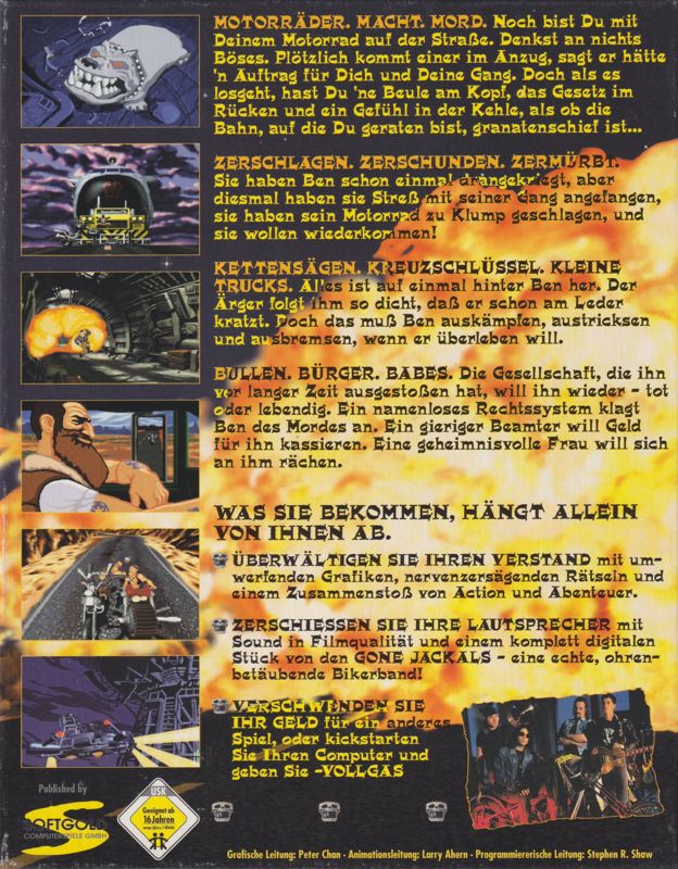 Full Throttle cover or packaging material - MobyGames