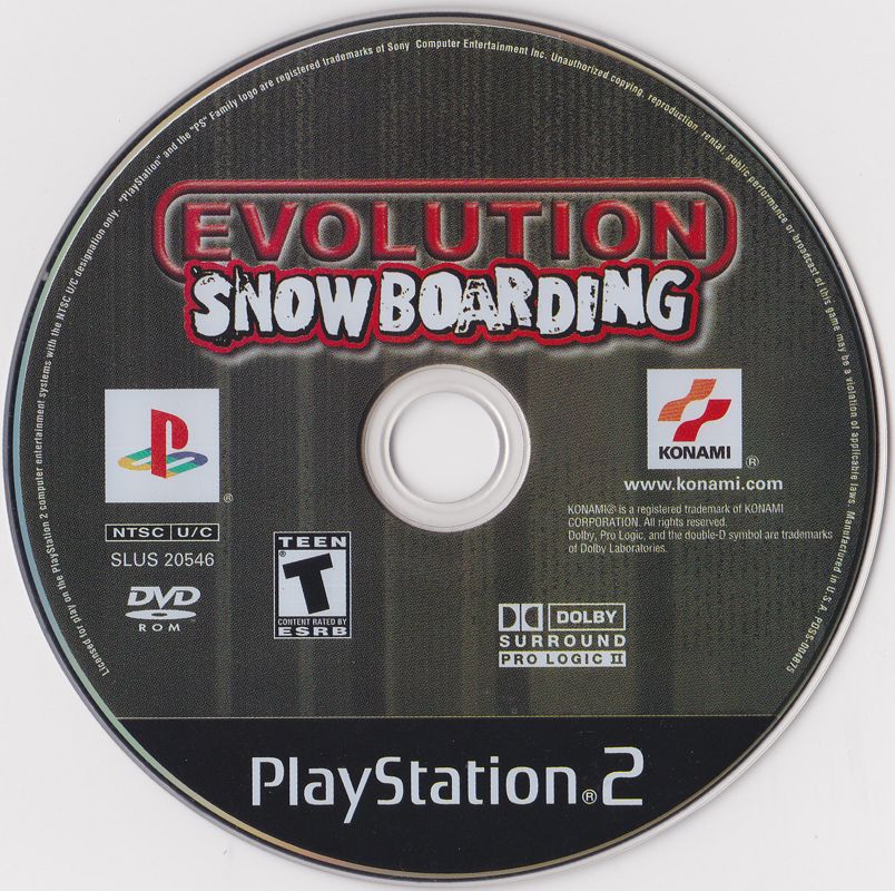 Evolution Snowboarding cover or packaging material - MobyGames
