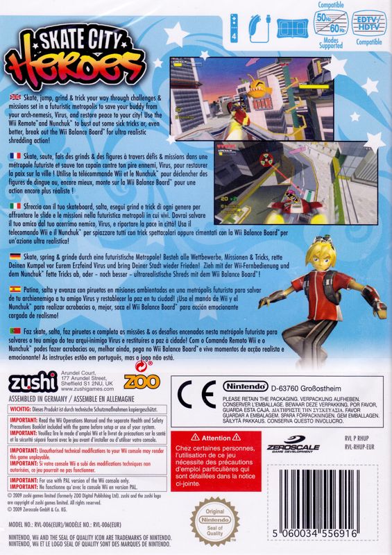 Skate Attack cover or packaging material - MobyGames