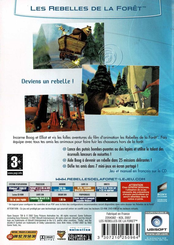 Open Season cover or packaging material - MobyGames