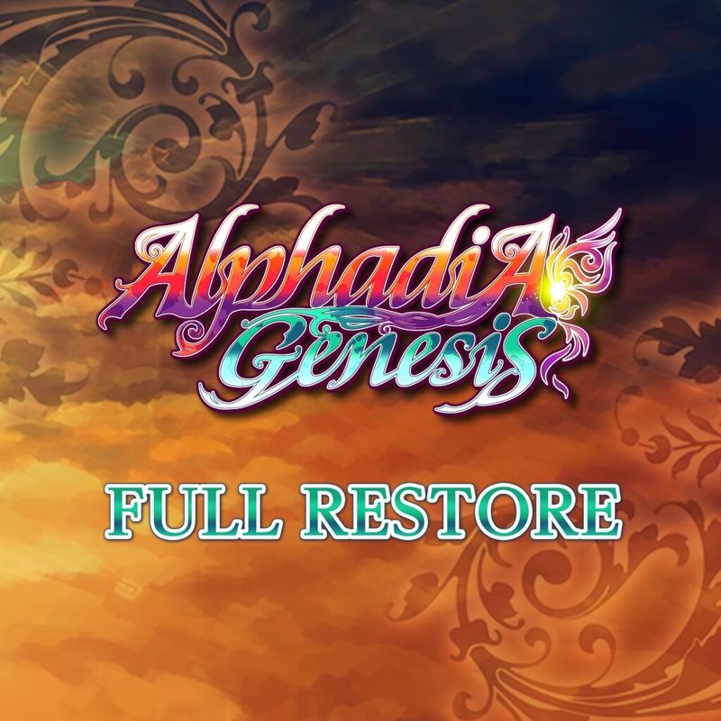 Alphadia Genesis 2: Full Restore cover or packaging material - MobyGames