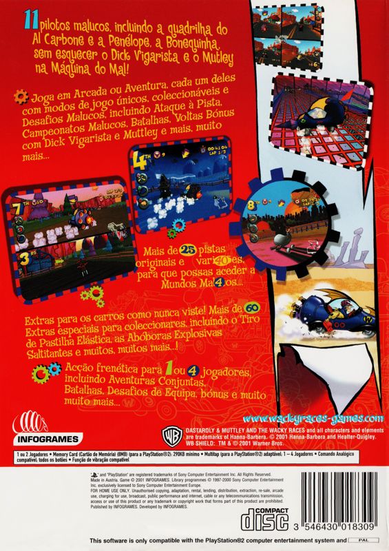 Wacky Races cover or packaging material - MobyGames
