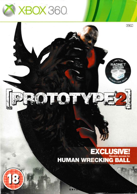 Prototype 2 (Radnet Edition) cover or packaging material - MobyGames