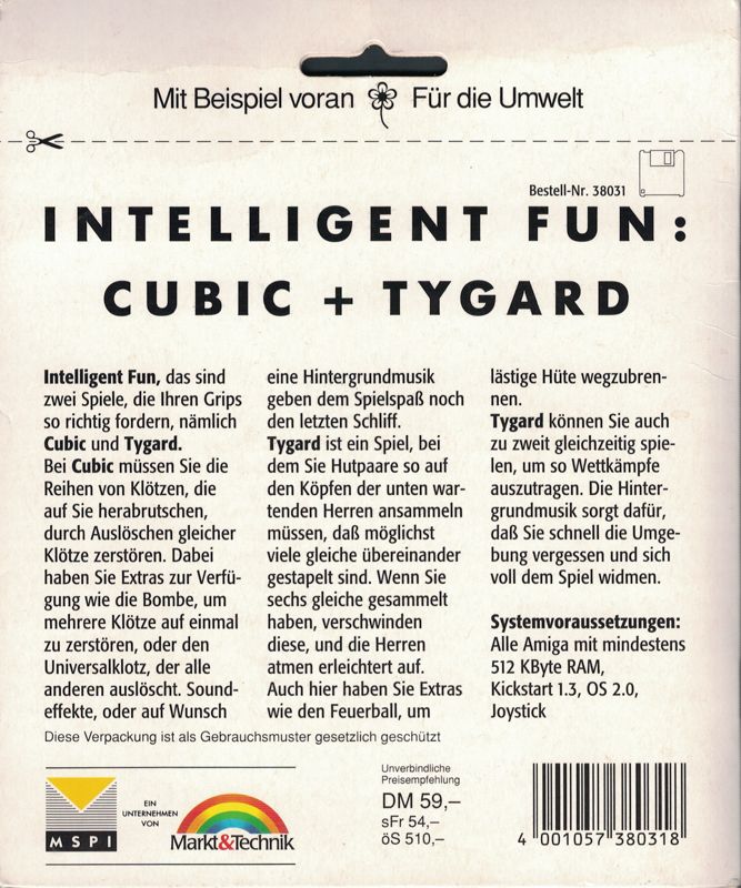 Intelligent Fun cover or packaging material - MobyGames