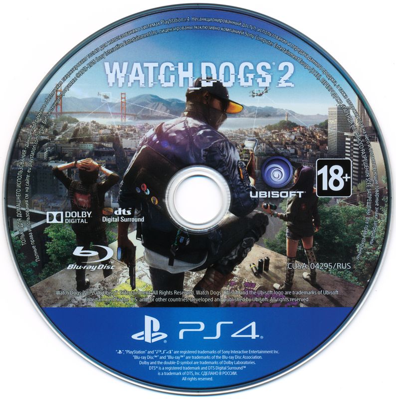 Watch_Dogs 2 cover or packaging material - MobyGames
