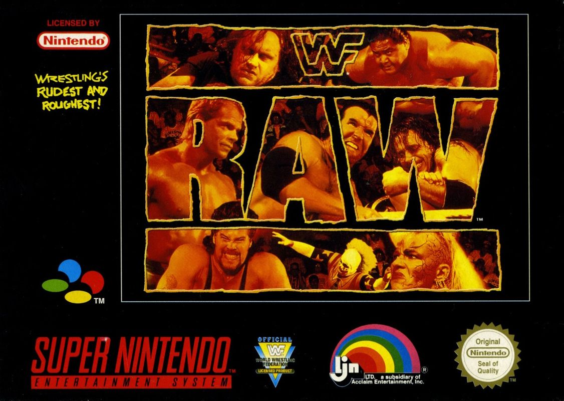 WWF Raw cover or packaging material - MobyGames