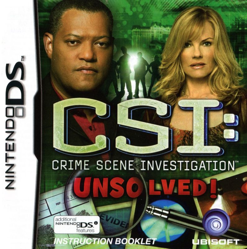 CSI: Crime Scene Investigation - Unsolved! cover or packaging material ...