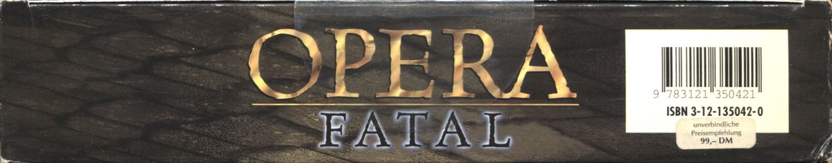 Opera Fatal cover or packaging material - MobyGames
