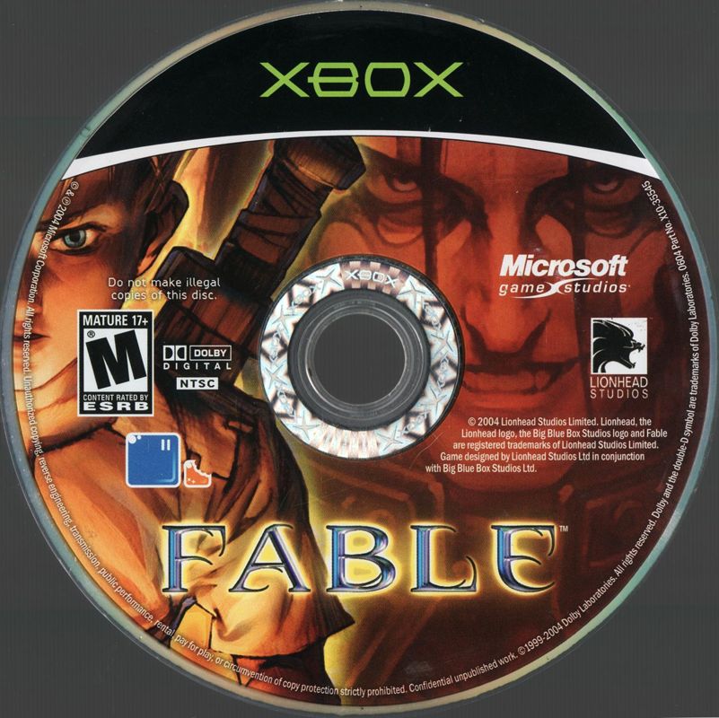 Fable cover or packaging material - MobyGames