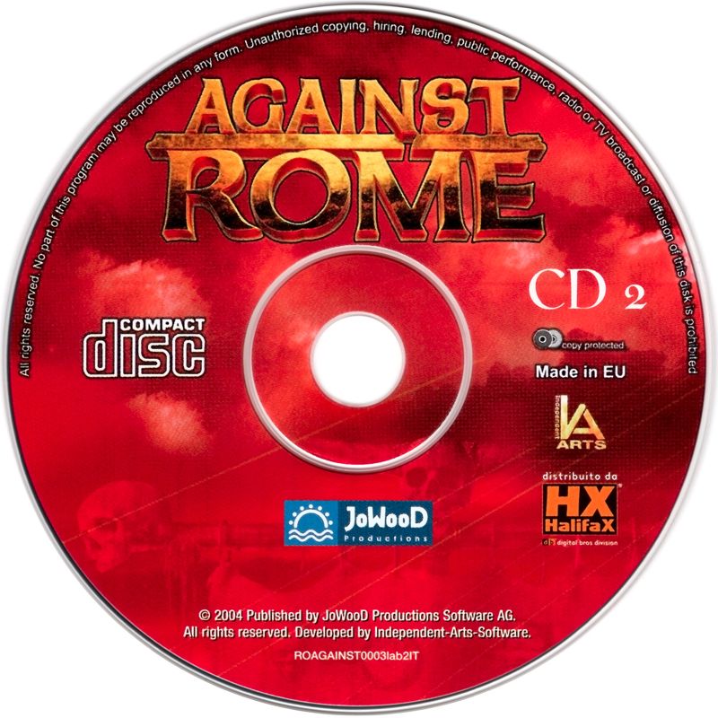 Against Rome cover or packaging material - MobyGames