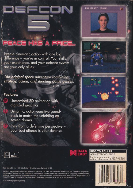 Defcon 5 cover or packaging material - MobyGames