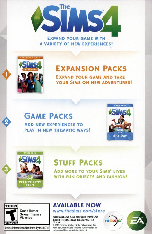 The Sims 4 cover or packaging material - MobyGames