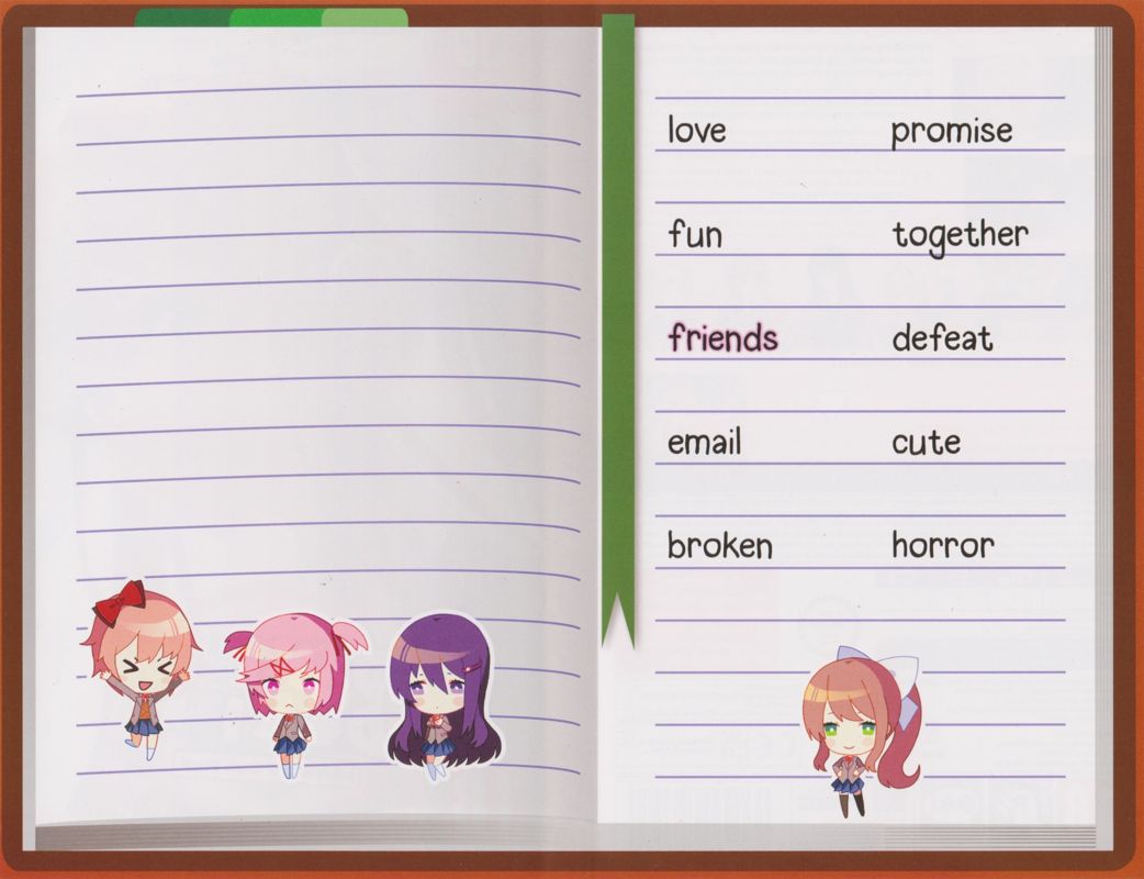 Doki Doki Literature Club Plus! cover or packaging material - MobyGames