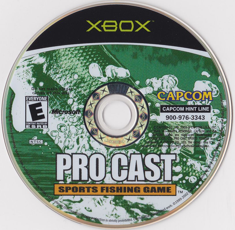 Pro Cast: Sports Fishing Game cover or packaging material - MobyGames