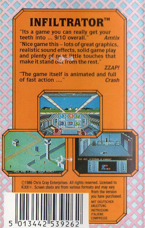 Infiltrator cover or packaging material - MobyGames