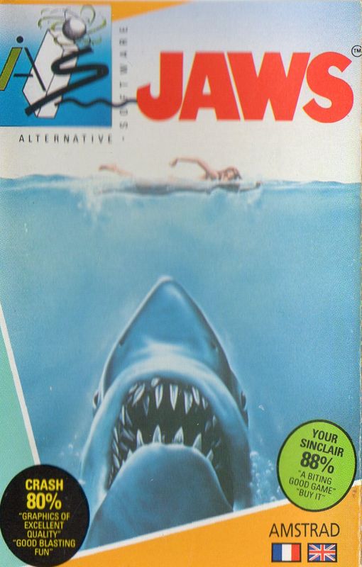 Jaws cover or packaging material - MobyGames