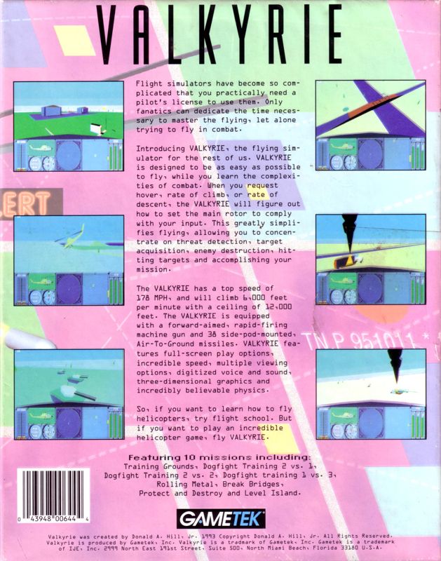 Valkyrie cover or packaging material - MobyGames