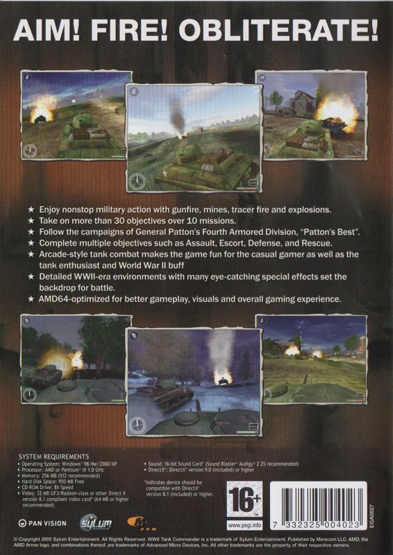 WWII Tank Commander cover or packaging material - MobyGames