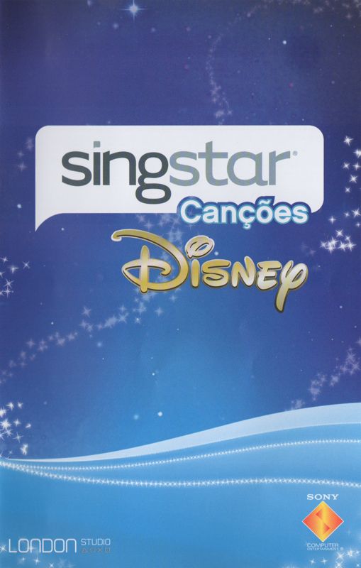 SingStar: Singalong with Disney cover or packaging material - MobyGames