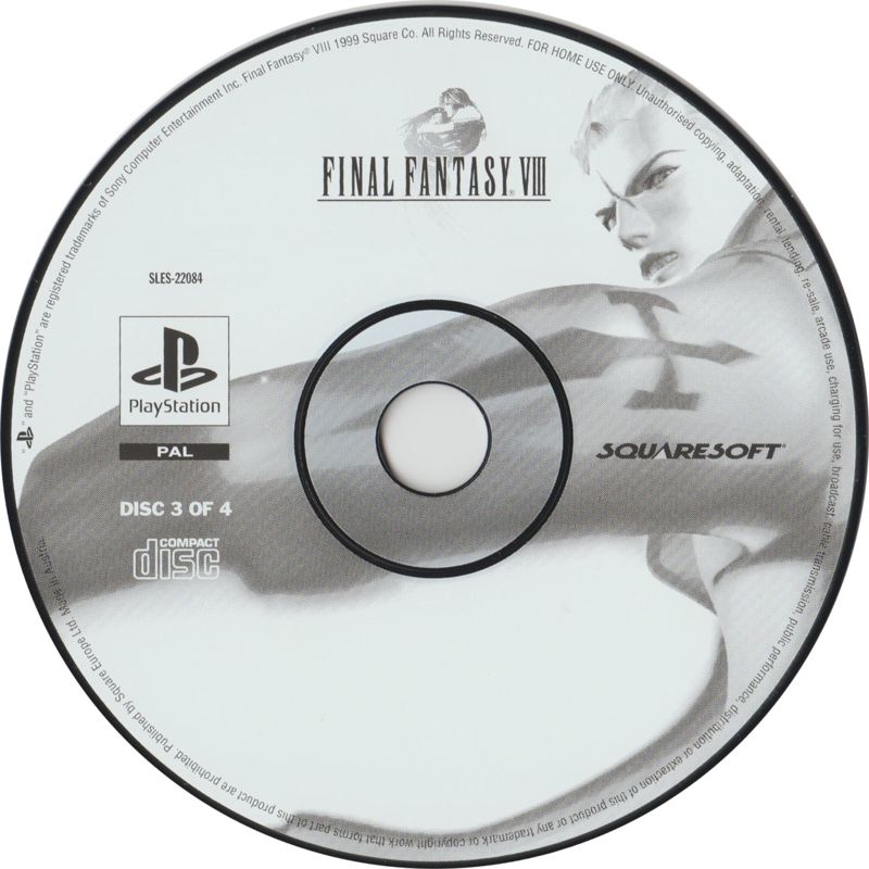 Final Fantasy VIII cover or packaging material - MobyGames