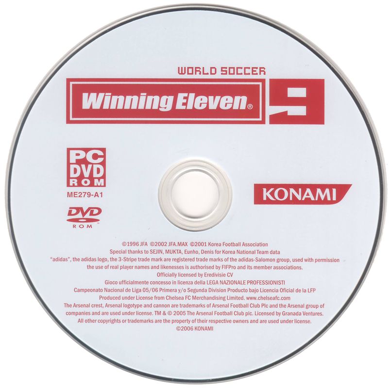 World Soccer: Winning Eleven 9 cover or packaging material - MobyGames