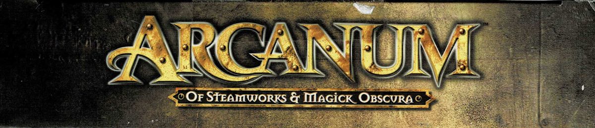 Arcanum: Of Steamworks & Magick Obscura cover or packaging material ...