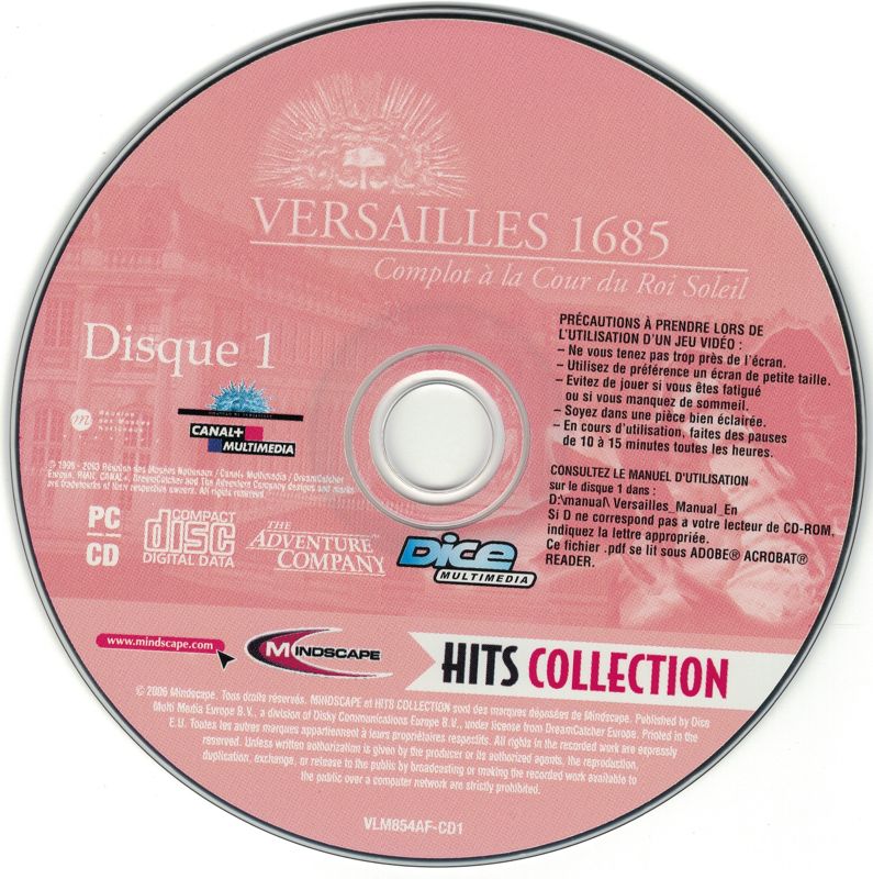 Versailles 1685 & Versailles II cover or packaging material - MobyGames