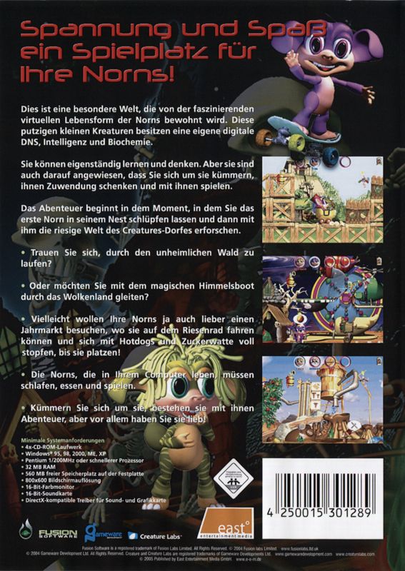 Creatures Village cover or packaging material - MobyGames